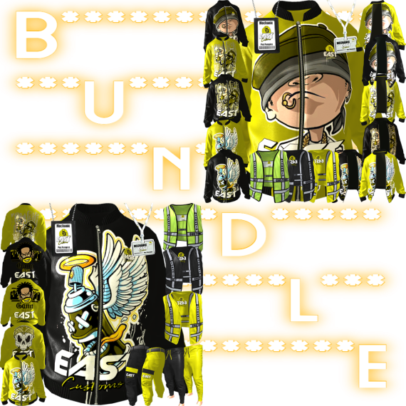 2nd Life Designs · (50% OFF) East Customs Jackets Bundle (Streetwear)
