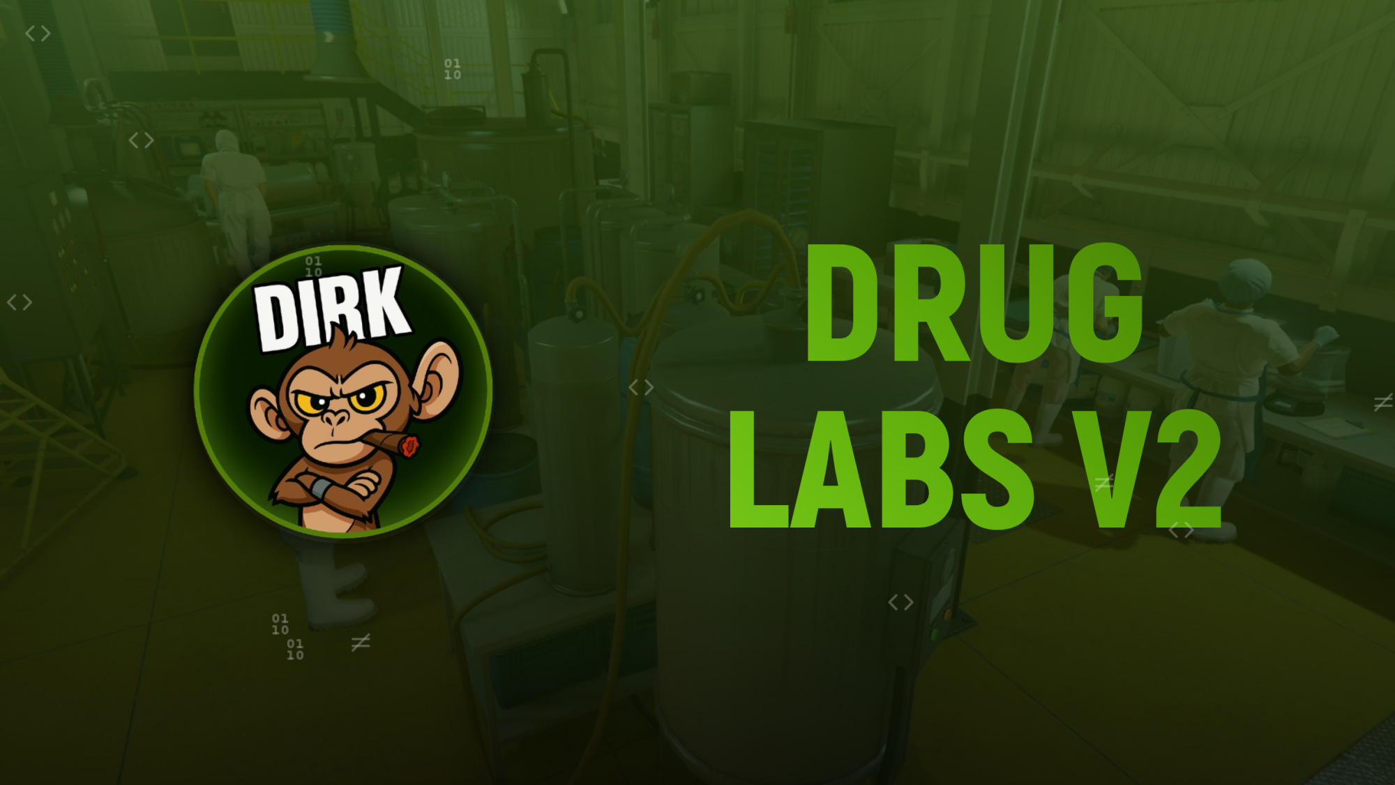 Drug Labs V2 | DirkScripts | QBCore, QBox & ESX FiveM Scripts