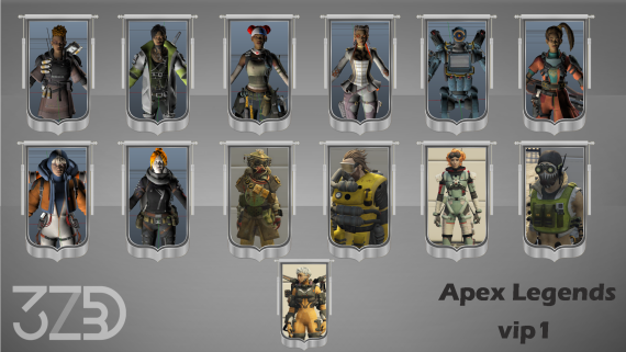 3D Models | V1 - Apex legends