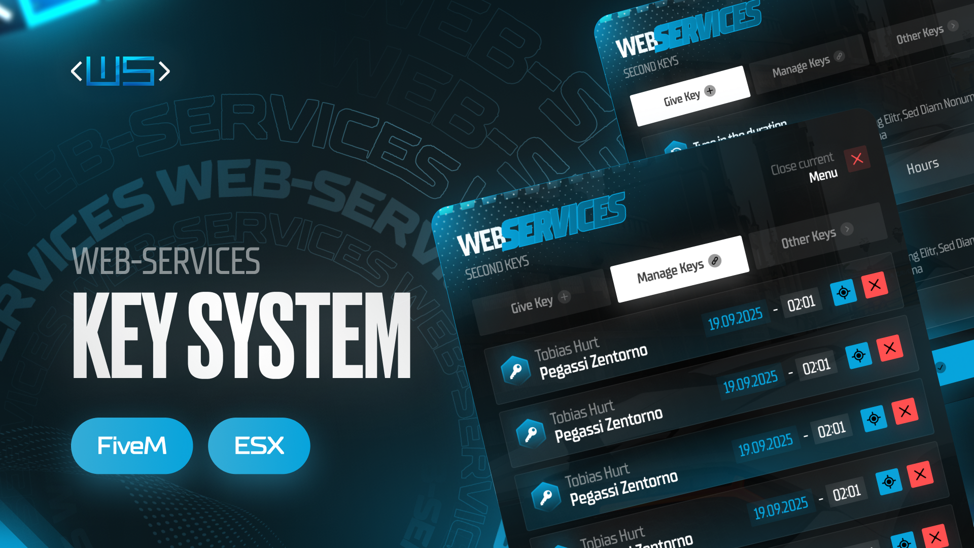 ws_keys | FiveM Scripts | Web-Services Shop