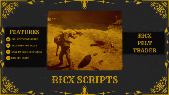 RicX RedM Scripts | Pelt Trader 2.0 - RedM Scripts