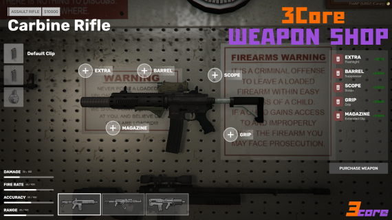 3Core | Weapon Shop