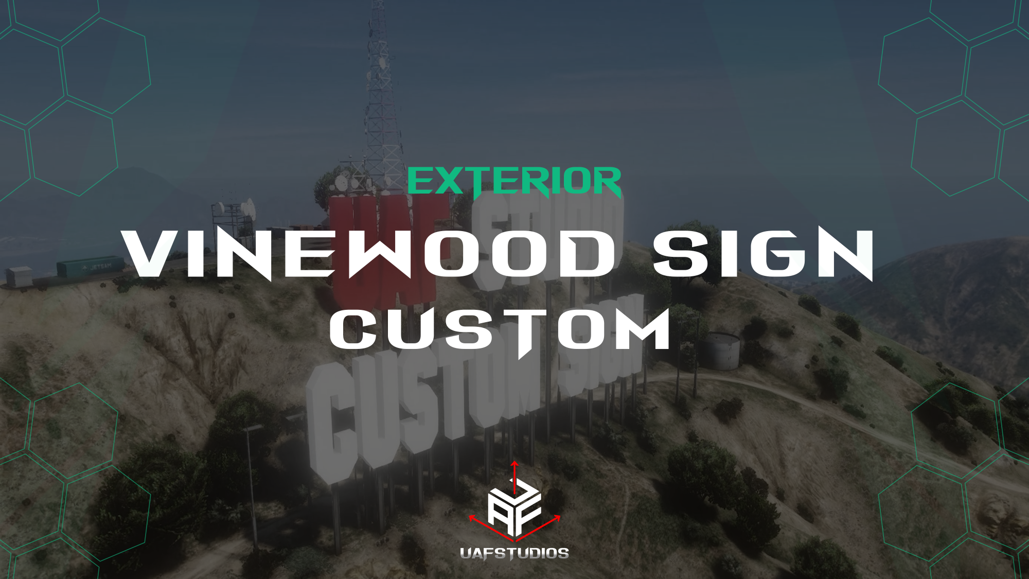 UAF STUDIOS | CUSTOM VINEWOOD SIGN