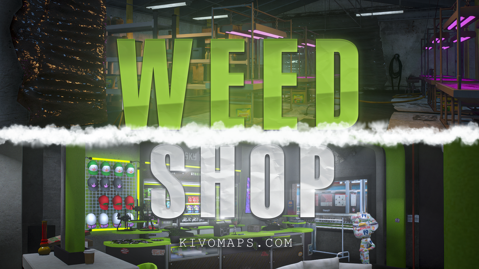 Kivo Studios · [Weed Shop "SKY HIGH" ] Map MLO Lore-friendly {ESCROW}