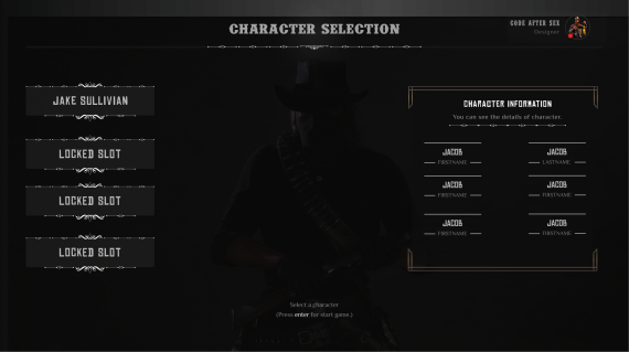 Code After S*x | Character selection + multicharacter [VORP]