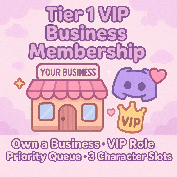 Star Valley Roleplay · Tier 1 VIP Business Membership