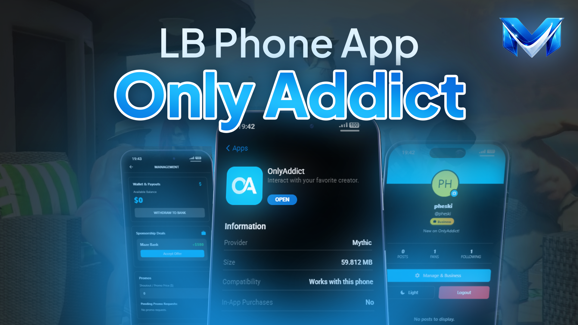 Mythic Scripts · LB - Phone App "Only Addict"