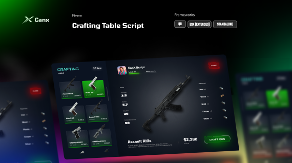 Shop Premium FiveM Scripts: ESX & QBCore & Standalone | CanX Scripts