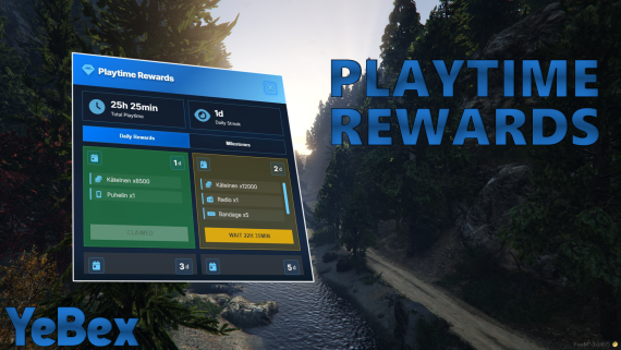 YeBex · [STANDALONE] Playtime Rewards