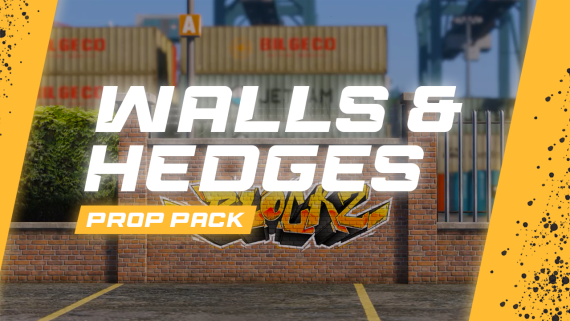 Blockz Mapping | Walls & Hedges Prop Pack