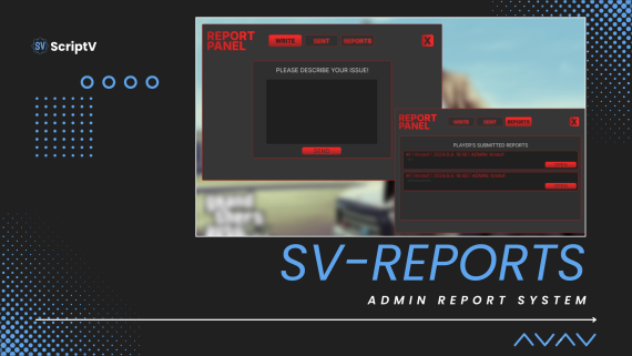 ScriptV FiveM | [ESX] SV-REPORTS {1.1.0}