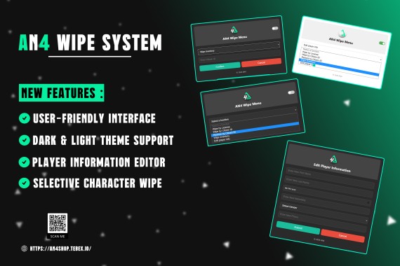 AN4 SHOP · AN4 Wipe Script V1(ESX)