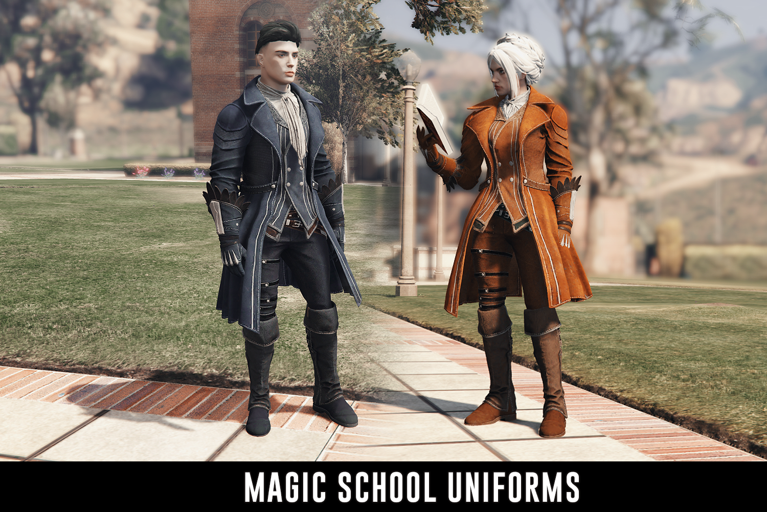 White Lies Studio Scripts & 3D · Magic School Uniforms - 4 Color Variations
