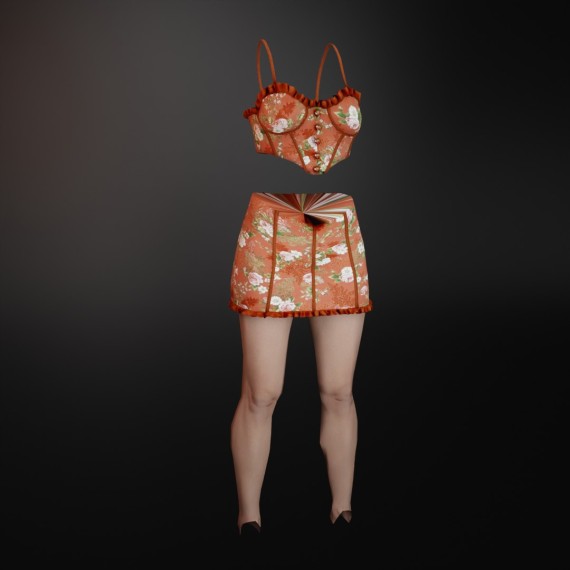 Pewe Studios Clothes · 050. RAFELIA TANK TOP SKIRT [F]