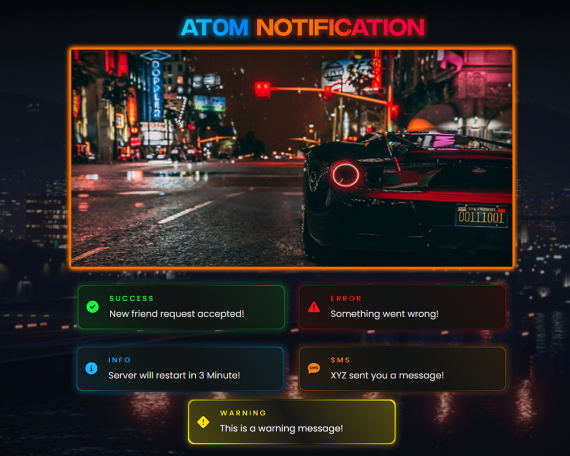 At0m Fivem Scripts | At0m Notifications
