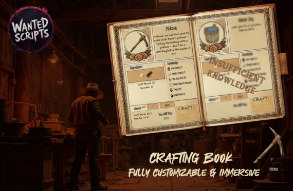 Wanted Scripts · Crafting Book