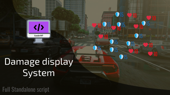 XanderWP FiveM scripts webstore | Damage display system