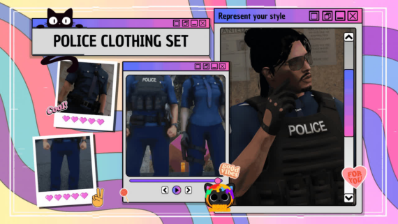 Komi Colors · Police Clothing Set
