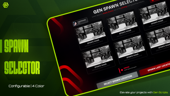 GenScripts | GEN Spawn Selector | Escrow
