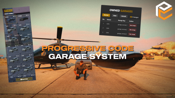 Progressive Code · Garage System
