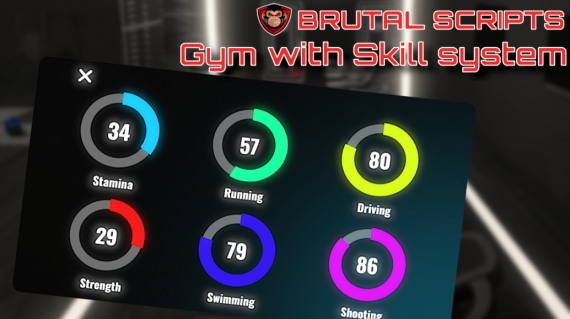 Brutal Scripts | Gym with Skill system V2