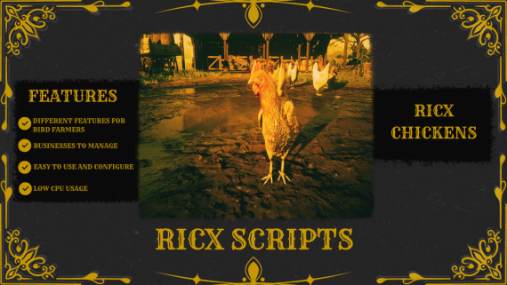 RicX RedM Scripts | Chickens - Locked - RedM Scripts