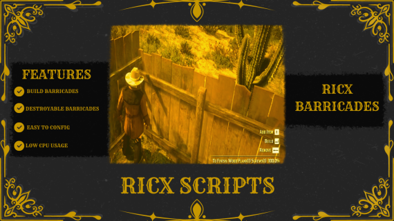 RicX RedM Scripts | Barricades - RedM Scripts