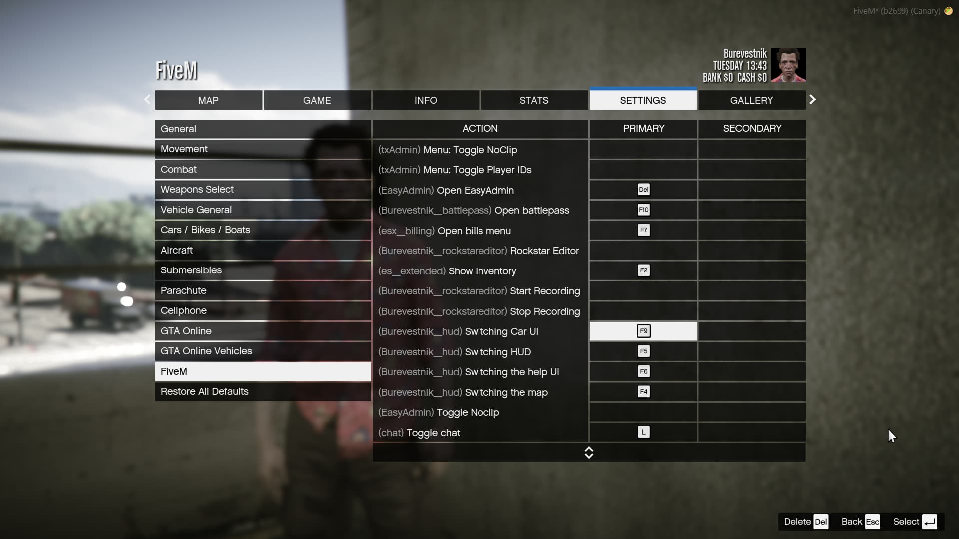 Burevestnik · HUD system