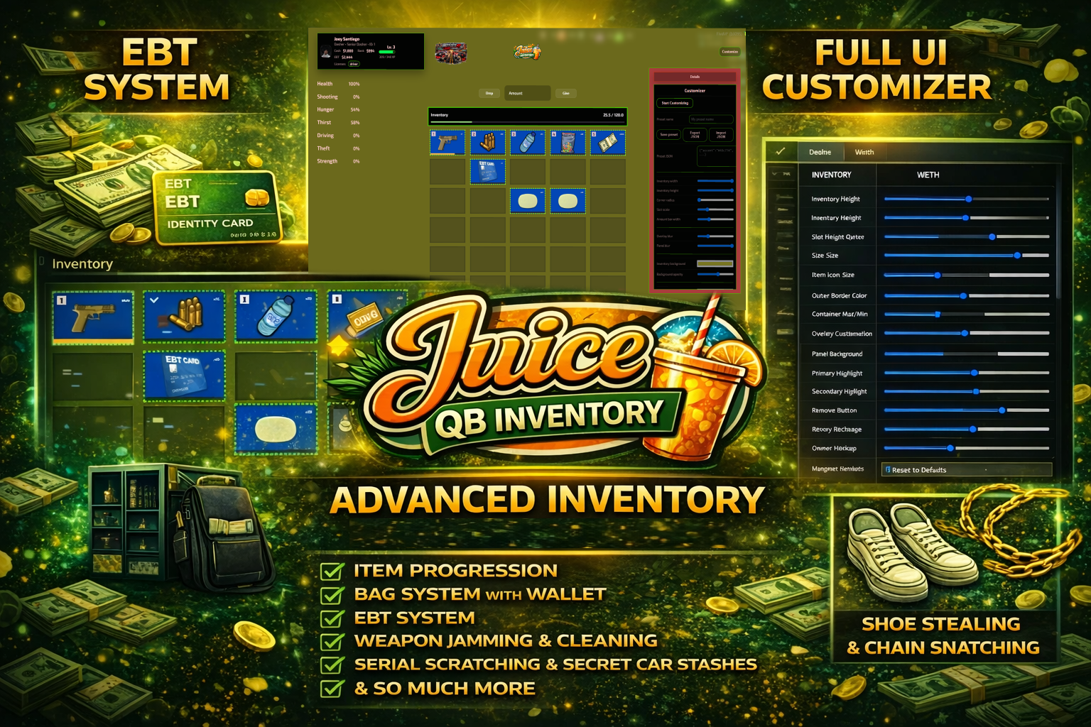Juice's FiveM Store · 🧃 Juice QB Inventory (FiveM Advanced Inventory ...