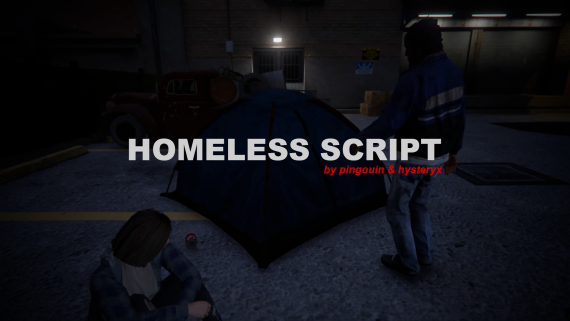 Pingouin The Dev · Homeless tent script