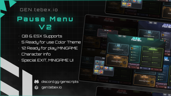 GenScripts | GEN Pause Menu V2 | Open Source