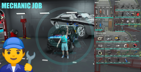 GR STORE FIVEM · MECHANIC JOB