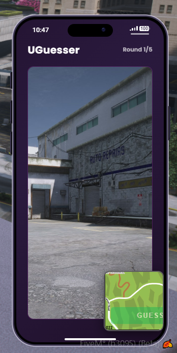 JC Developments · LB-Phone | UGuesser (GTA Geo Guessing Styled App)