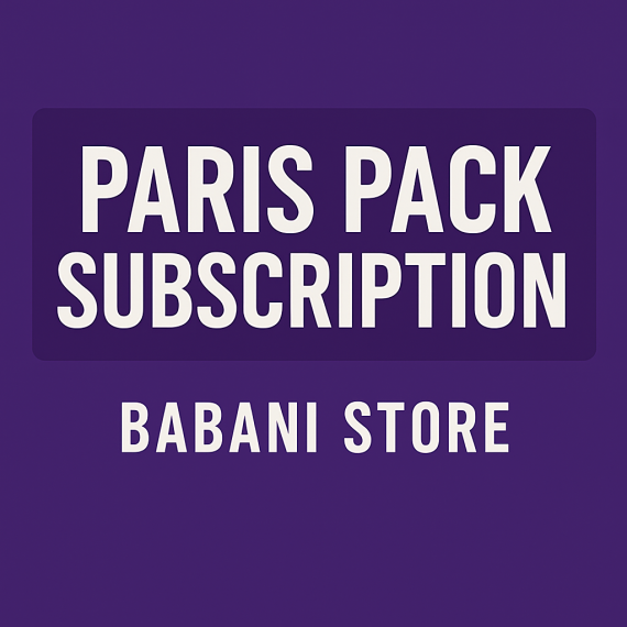 Babani Store · PARIS PACK SUBSCRIPTIONS