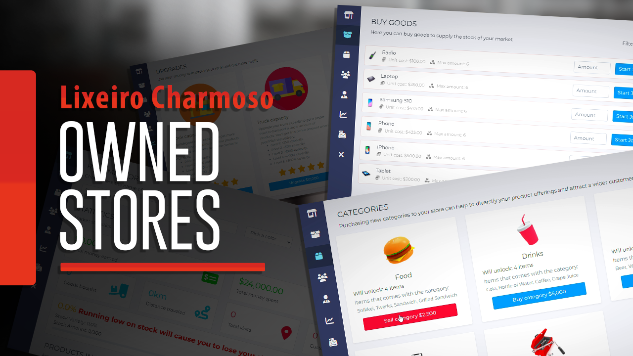 Lixeiro Charmoso · Player Owned Stores