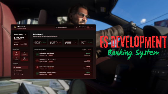 FS Development I FiveM Store · FS-Banking (Escrowed Version) QB
