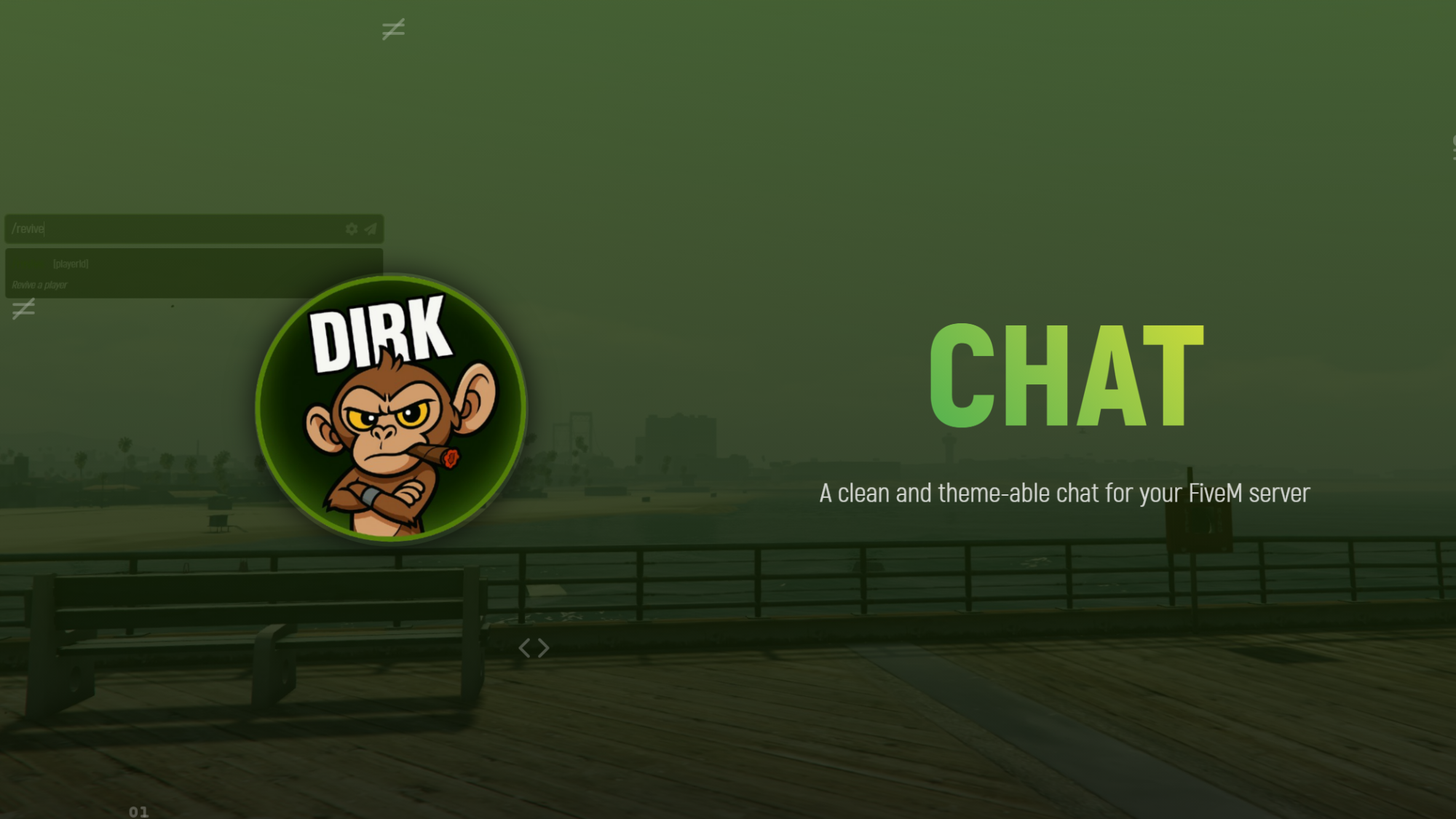 Chat | DirkScripts | QBCore, QBox & ESX FiveM Scripts