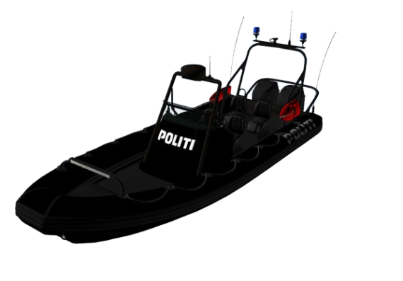 MSN Mods · Politi + HBR Båd Dinghy (Fivem Ready)