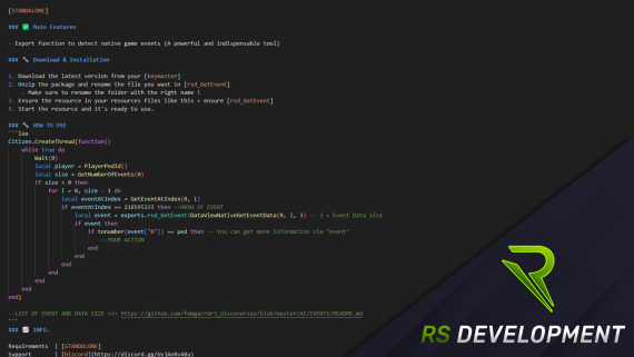RS-Dev | Requirements
