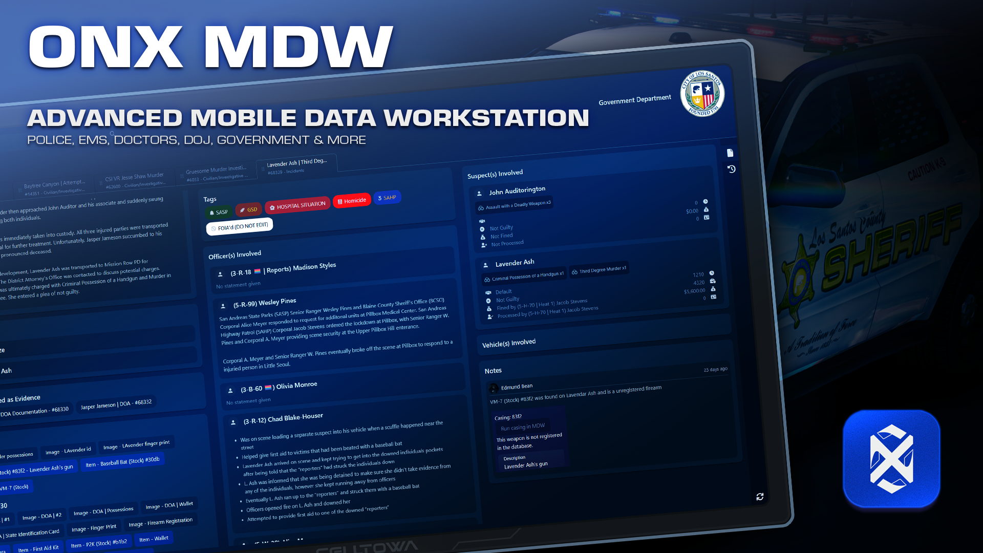 ONX FiveM Store | FiveM MDW Script