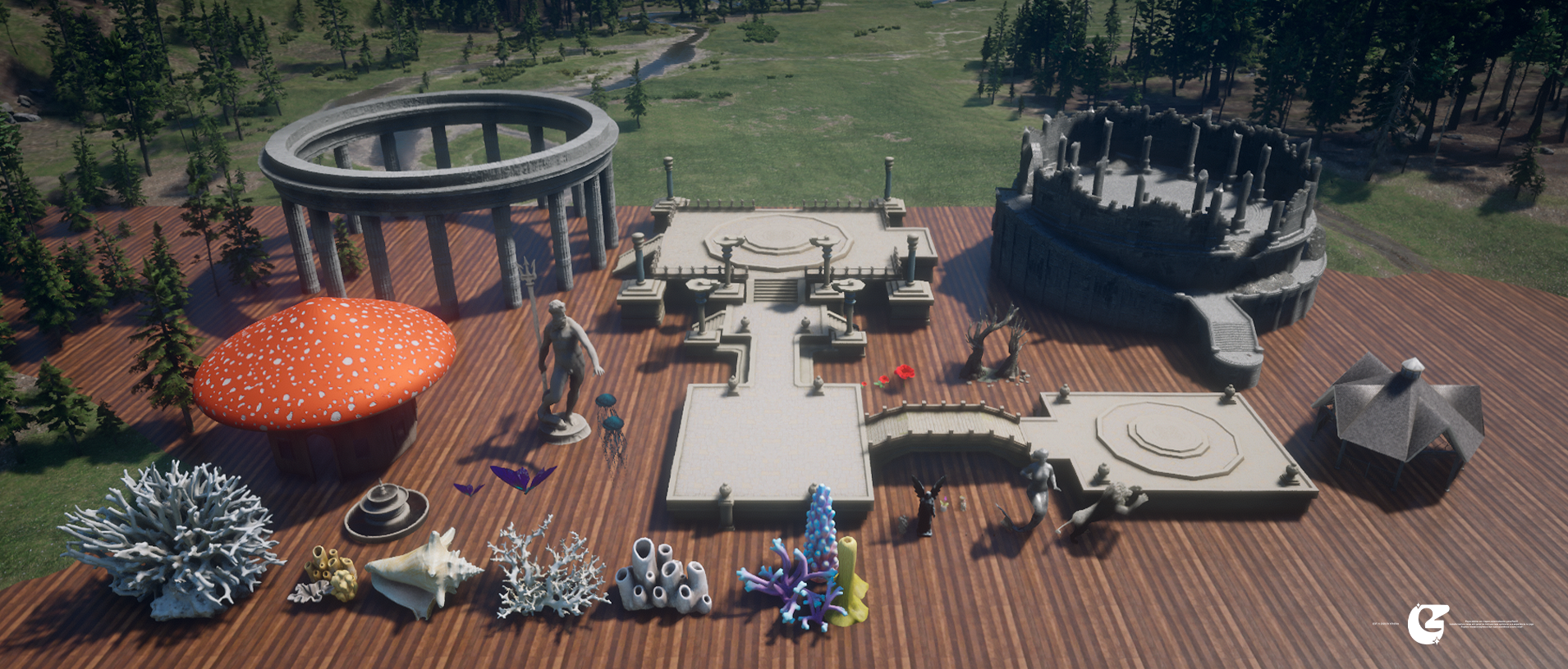 Garden Studios · [ Mega Pack Props - Ultra Magic Garden ]