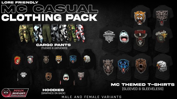 Wolf - Digital Artist · MC Casual Clothing Pack