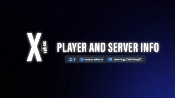 X Scripts · X PLAYER & SERVER INFO | Escrow