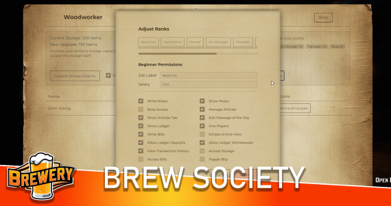 RedM - Brewery · Brew Society - OPEN SOURCE