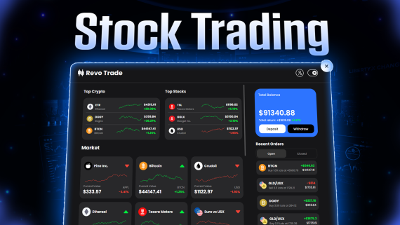 Revo Stock Trading Business - Advanced Crypto & Stocks Trading - FiveM Script | ESX, QBCore ...