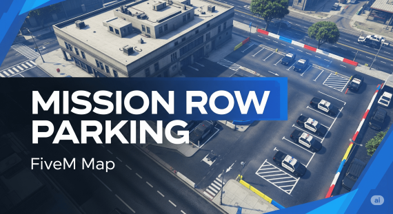 Sheva Development · FiveM Maps - Parking Lot Mission Row