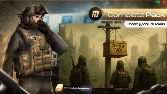 hate development | Complete Pack [ Monthly ]