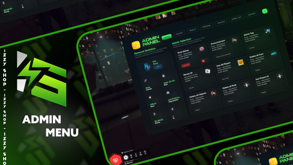 izzy Scripts · [Admin System V1] OPENSOURCE QBCORE ESX QBOX