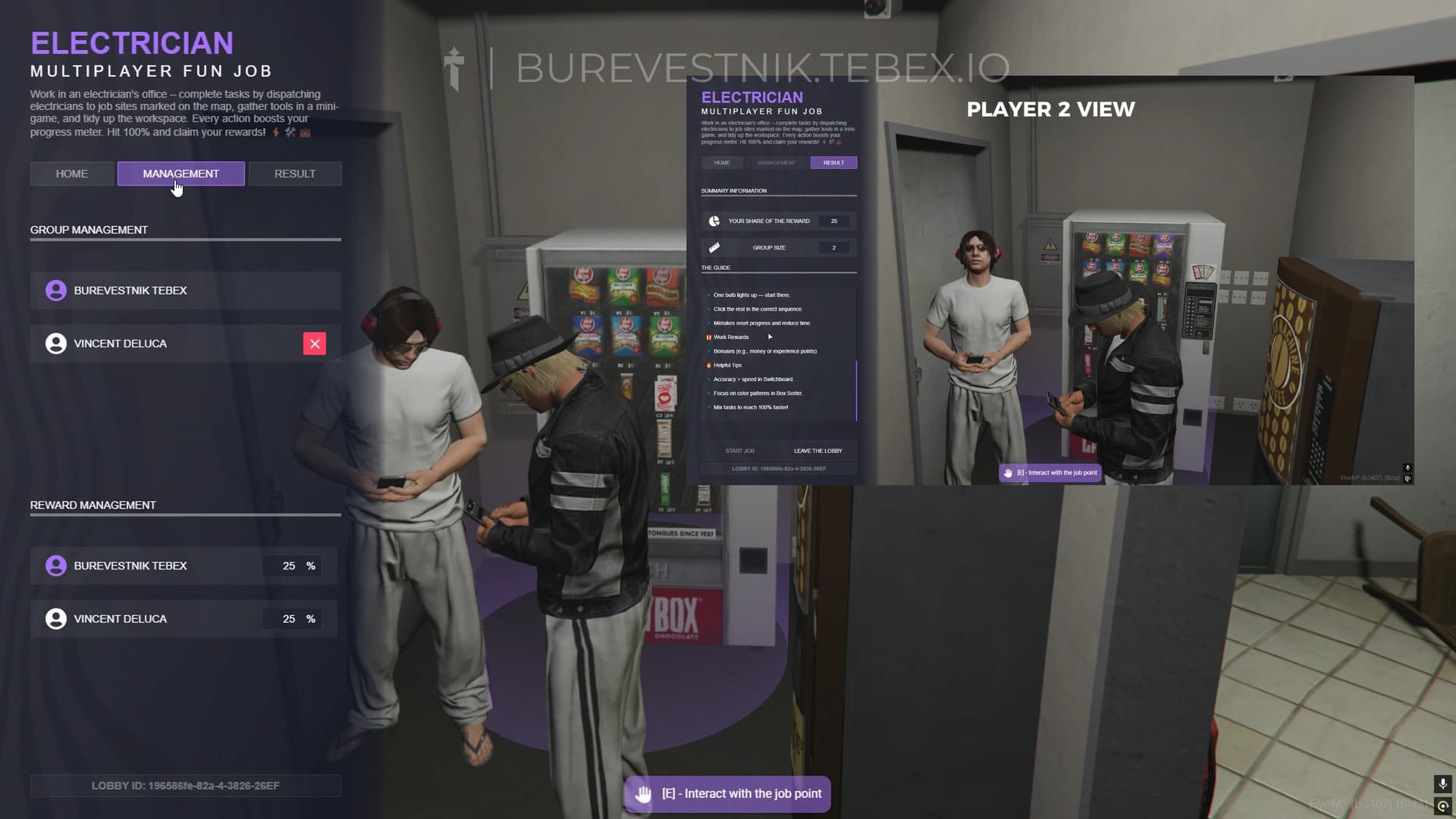 Burevestnik · Multiplayer electrician job