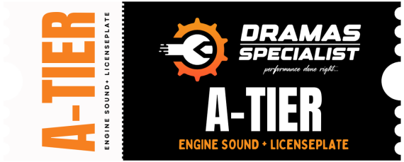 Kudos Roleplay · A-Tier Engine Sound with Custom Plate